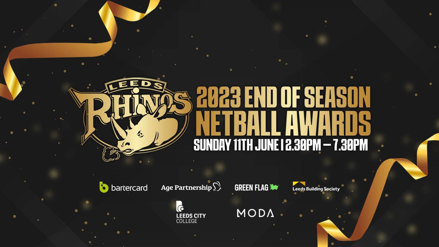 Rhinos Netball End of Season Awards Dinner tickets on sale now